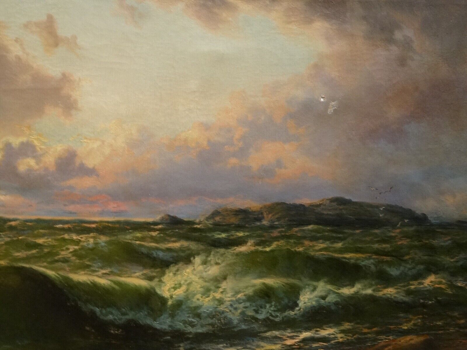 Thomas Rose Miles | EVENING AFTER THE STORM, ISLE OF ARRAN OIL PAINTING ...
