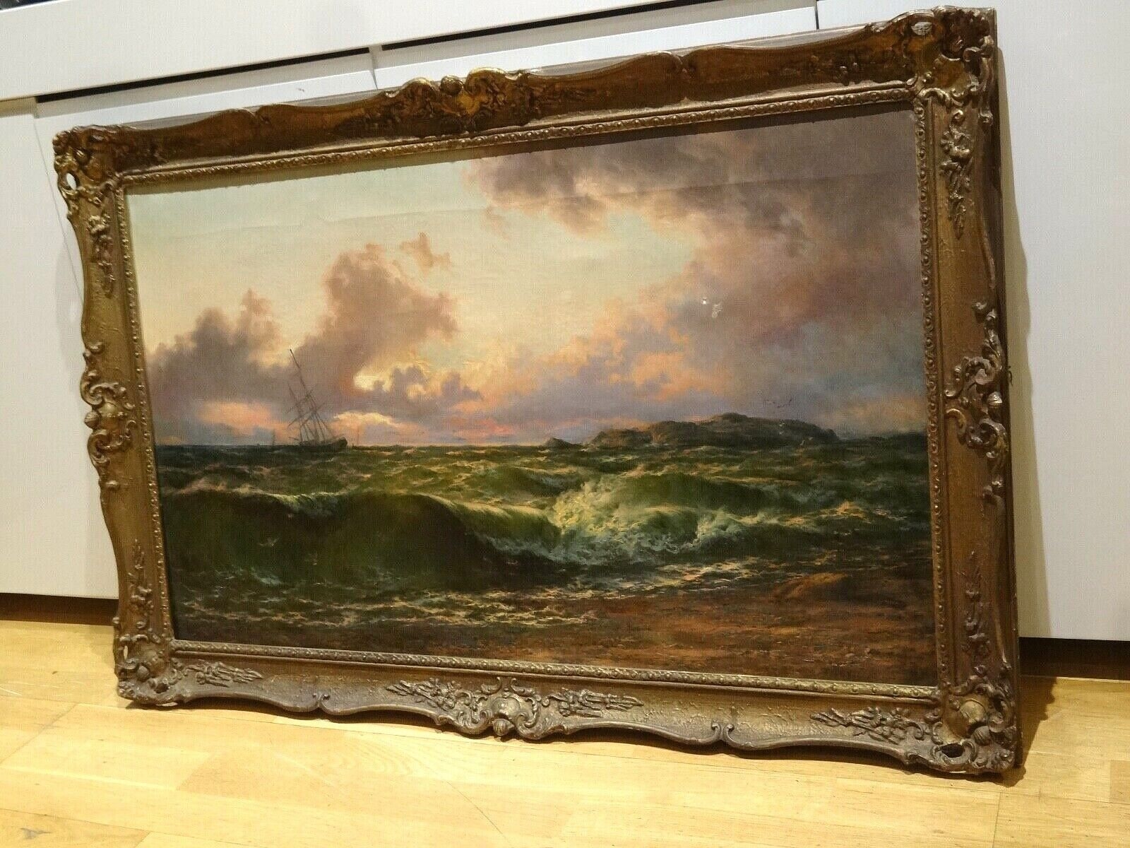 Thomas Rose Miles | EVENING AFTER THE STORM, ISLE OF ARRAN OIL PAINTING ...