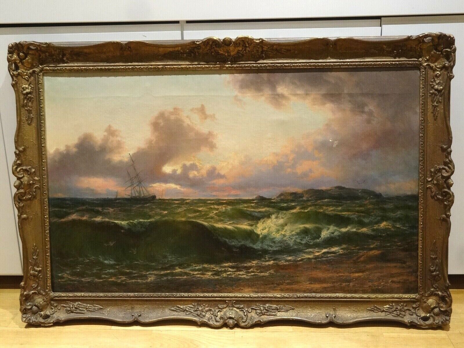 Thomas Rose Miles | EVENING AFTER THE STORM, ISLE OF ARRAN OIL PAINTING ...