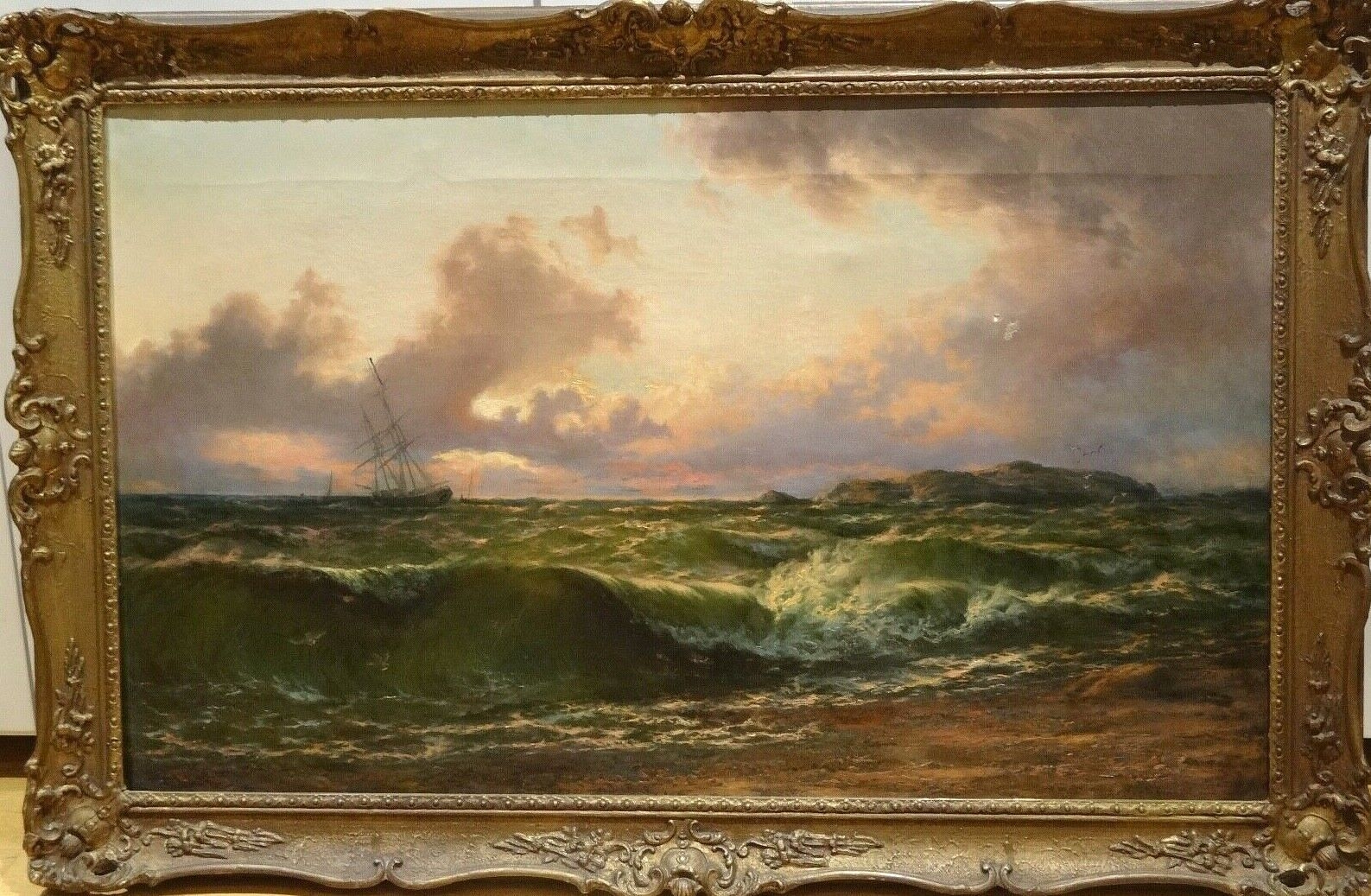 Thomas Rose Miles | EVENING AFTER THE STORM, ISLE OF ARRAN OIL PAINTING ...