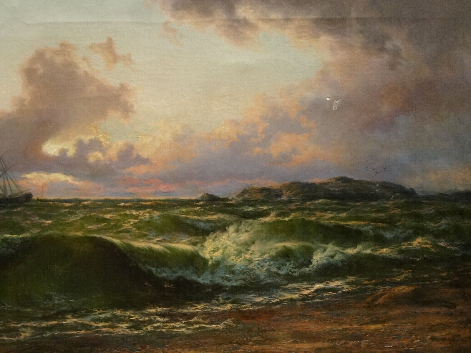 Thomas Rose Miles | EVENING AFTER THE STORM, ISLE OF ARRAN OIL PAINTING ...