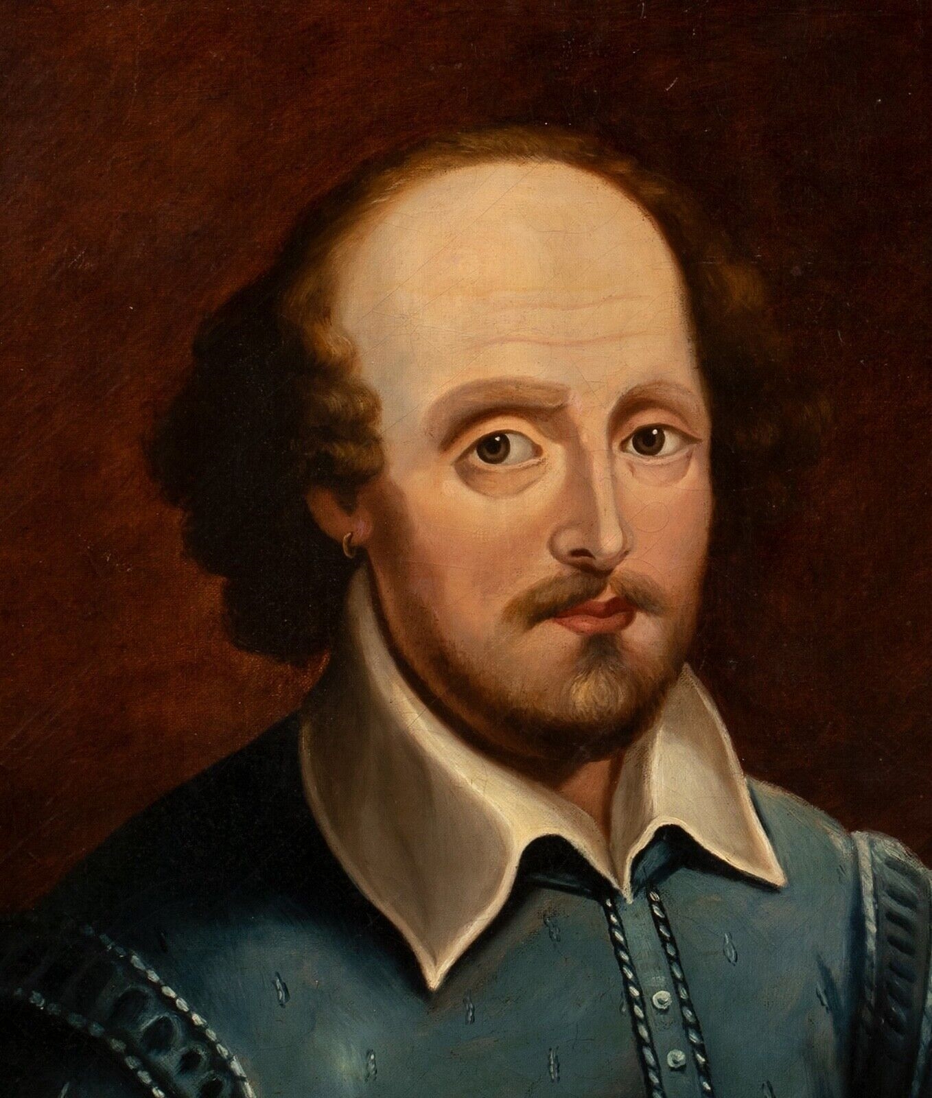 Thomas Spinks | PORTRAIT OF WILLIAM SHAKESPEARE OIL PAINTING (19th ...