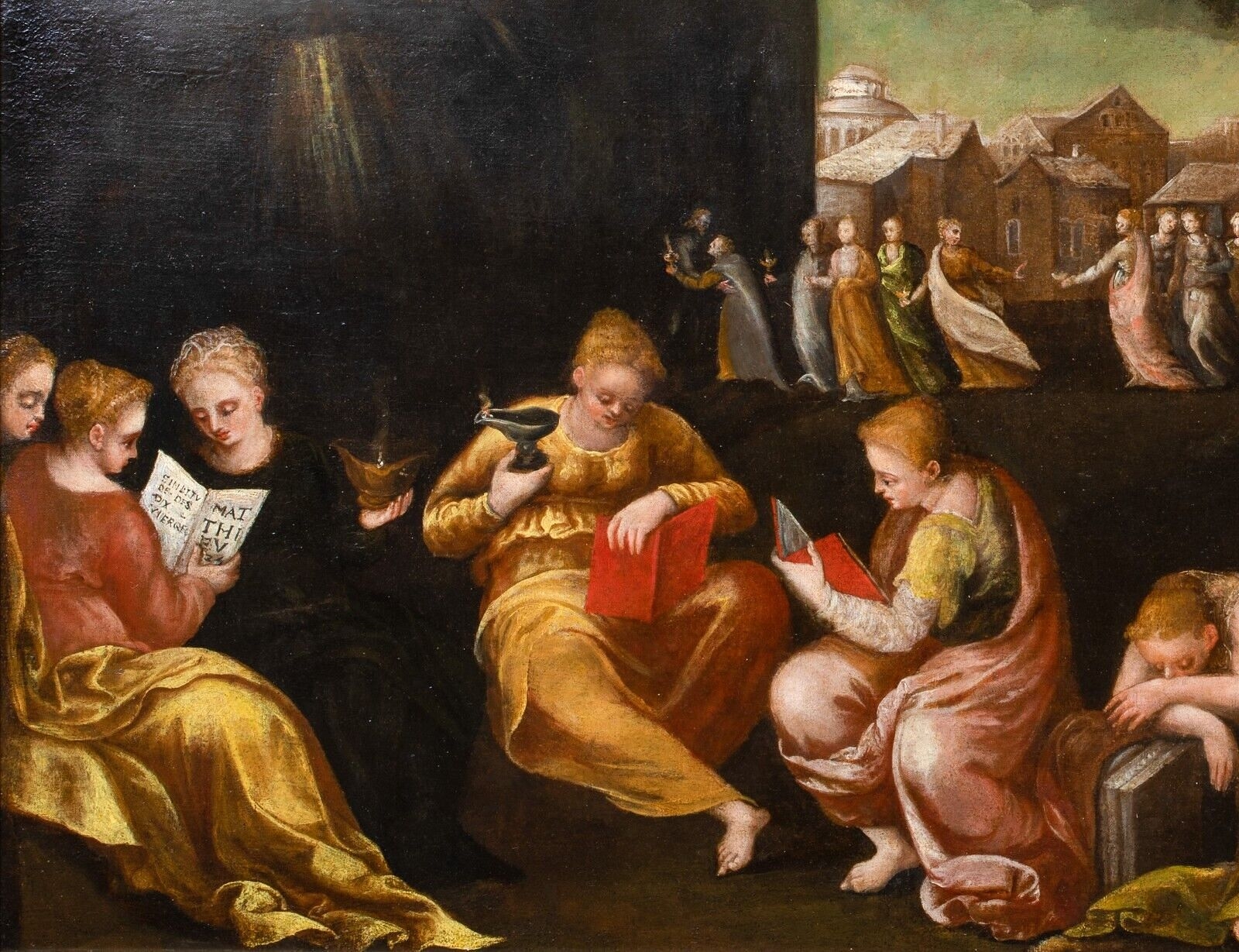 Italian School, 16th Century | ALLEGORY OF THE MANY VIRTUES OF MARY OIL ...