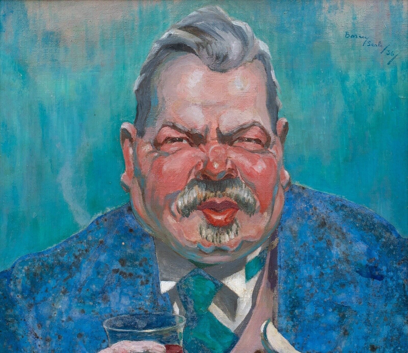Barney Seale | PORTRAIT OF JOHN GILBERT SEALE | MutualArt