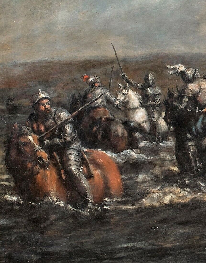 English School, 19th Century | THE BATTLE OF TOWTON | MutualArt
