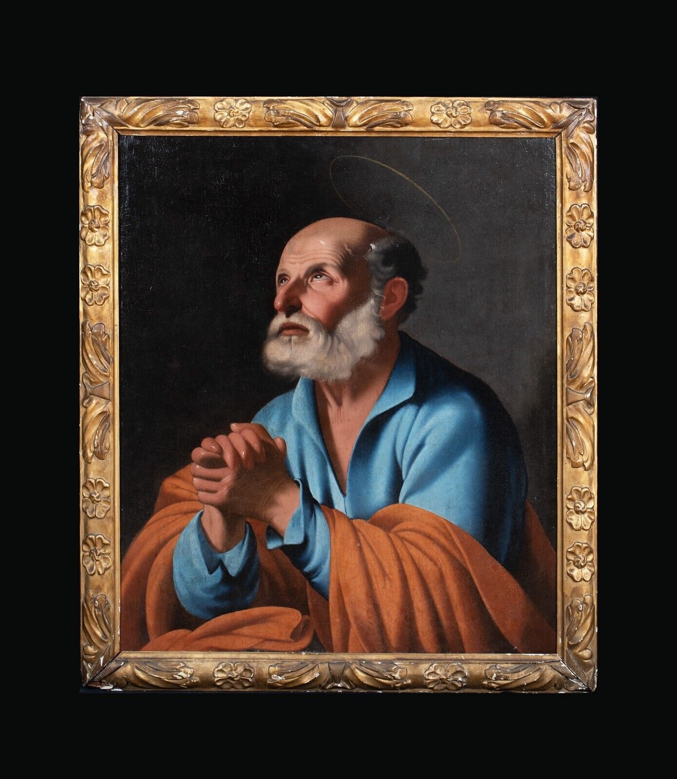 Italian School, 17th Century | PENITENT SAINT PETER OIL PAINTING (17th ...