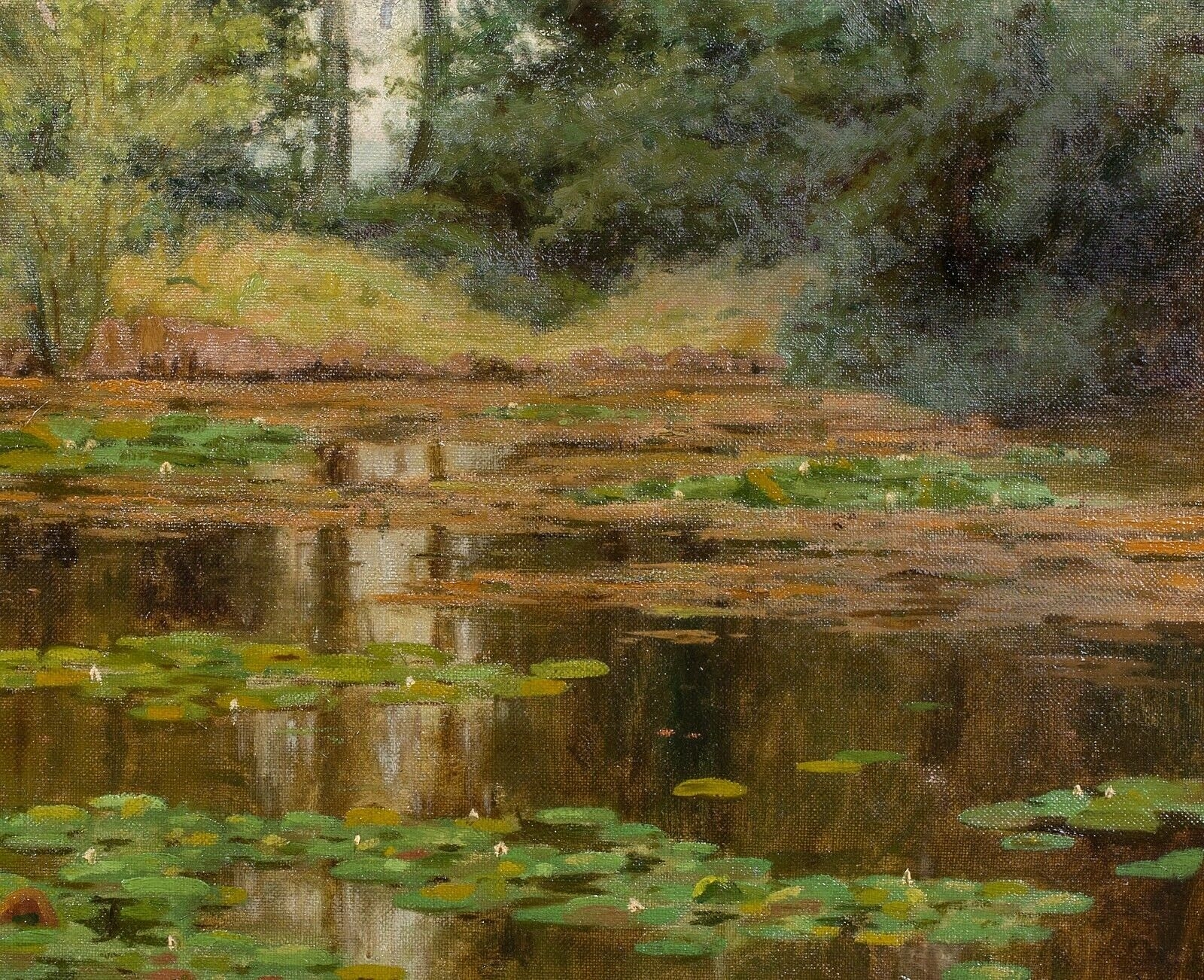 Herbert Alker Tripp | THE LILY POND OIL PAINTING (20th Century) | MutualArt