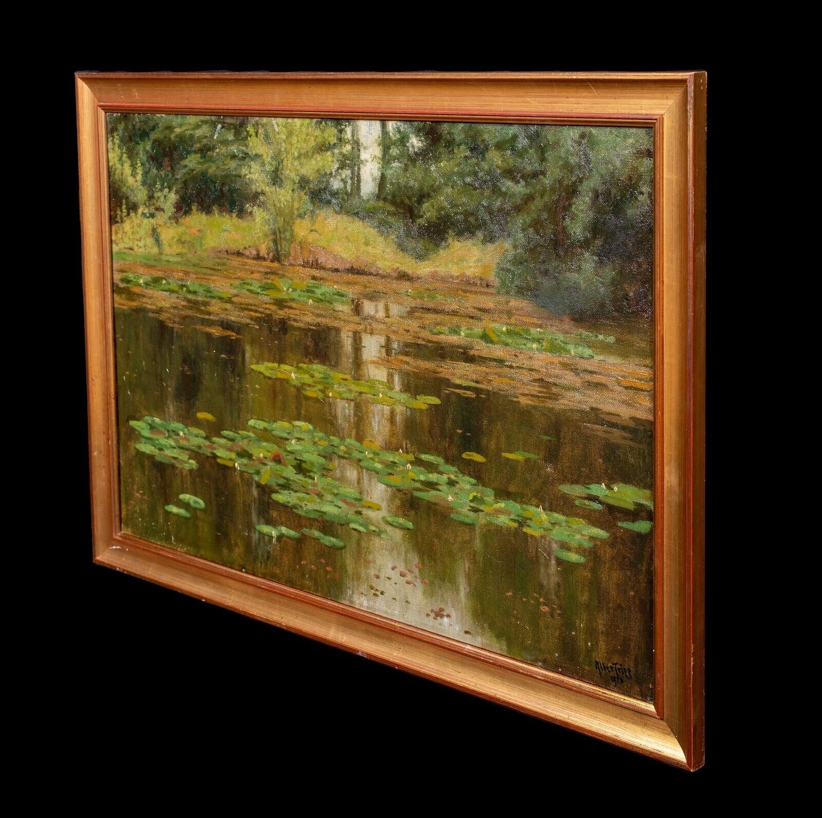Herbert Alker Tripp | THE LILY POND OIL PAINTING (20th Century) | MutualArt