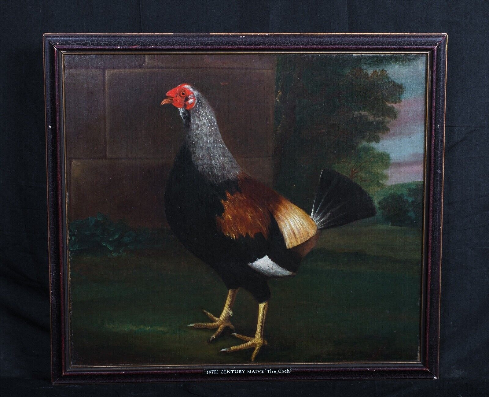 British School, 18th Century | PORTRAIT OF A COCKEREL WITH TRIMMED ...