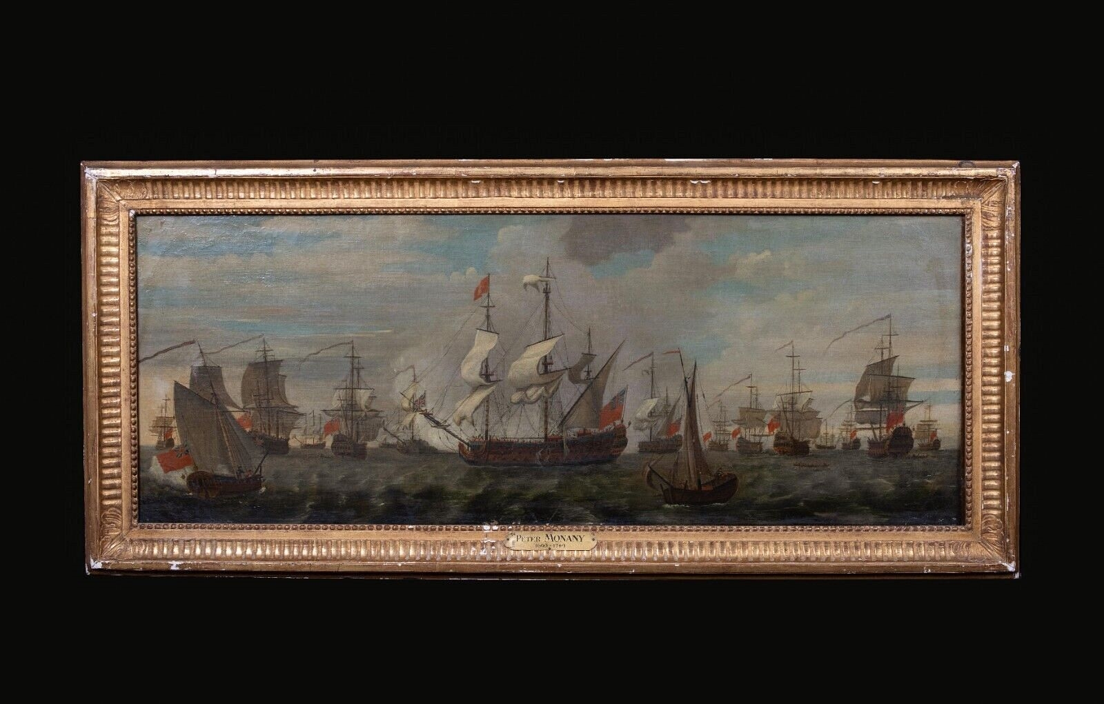 Peter Monamy | THE BATTLE OF CAPE FINISTERRE OIL PAINTING (18th Century ...