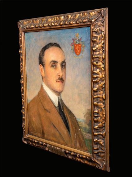 Charles Buchel | PORTRAIT OF CAPTAIN ARTHUR CAPELL OIL PAINTING (20th ...