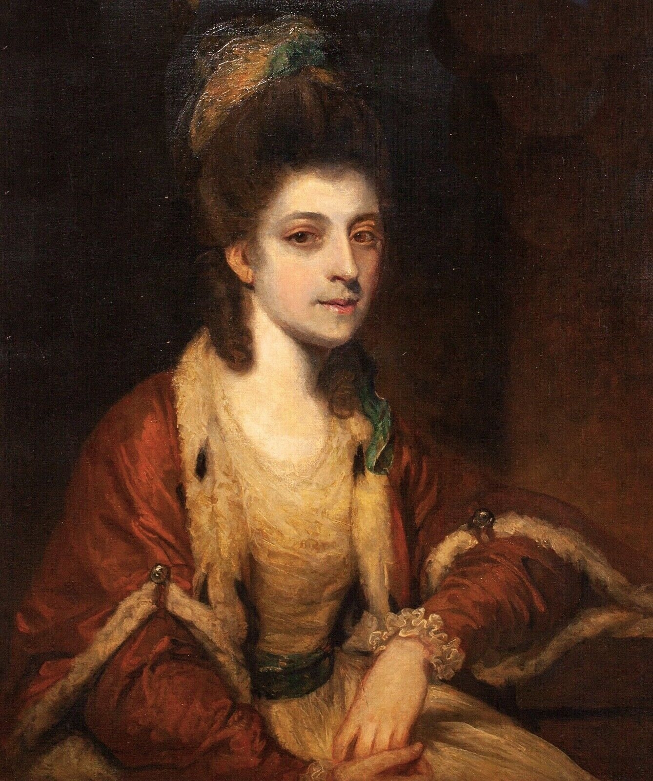 FREDERICK SPENCER | PORTRAIT OF HARRIET DUTENS OF CRAIGFORTH OIL ...