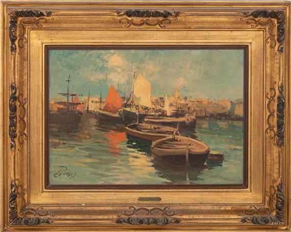 Sergio Cirno Bissi | Nel porto | MutualArt