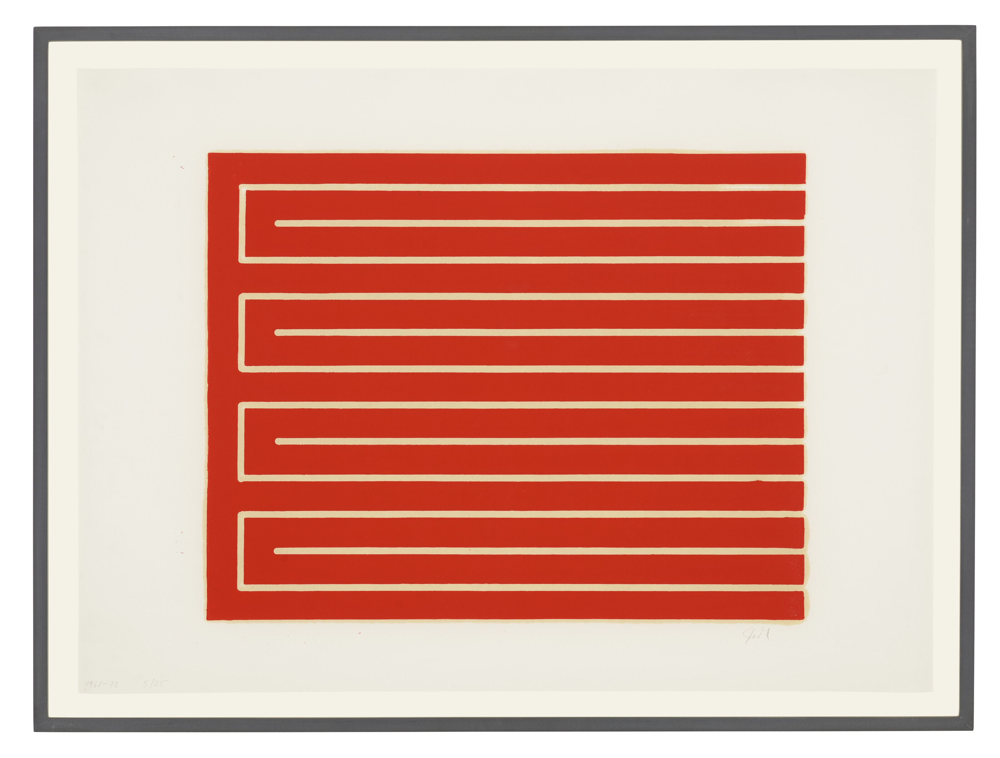 Donald Judd | Untitled: one print | MutualArt
