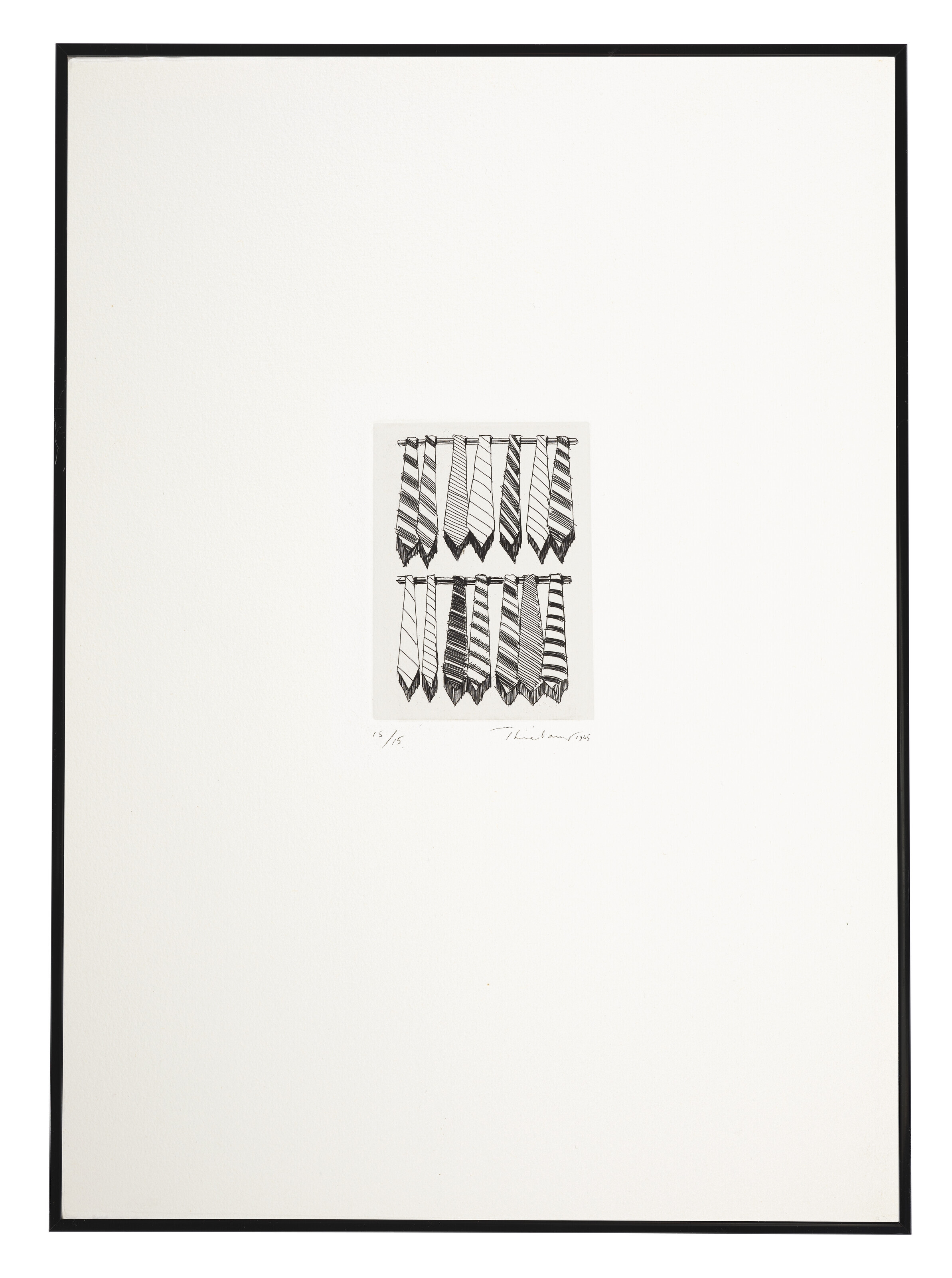 Wayne Thiebaud | Ties (1965) | MutualArt