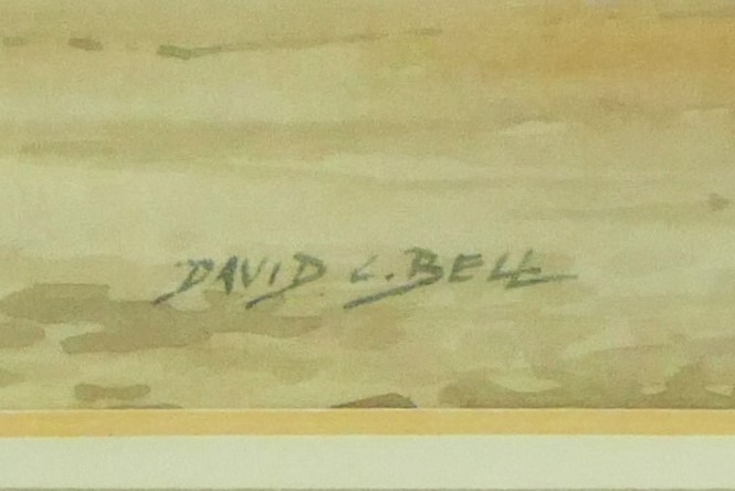 David C. Bell | Lincoln Castle with shipping | MutualArt