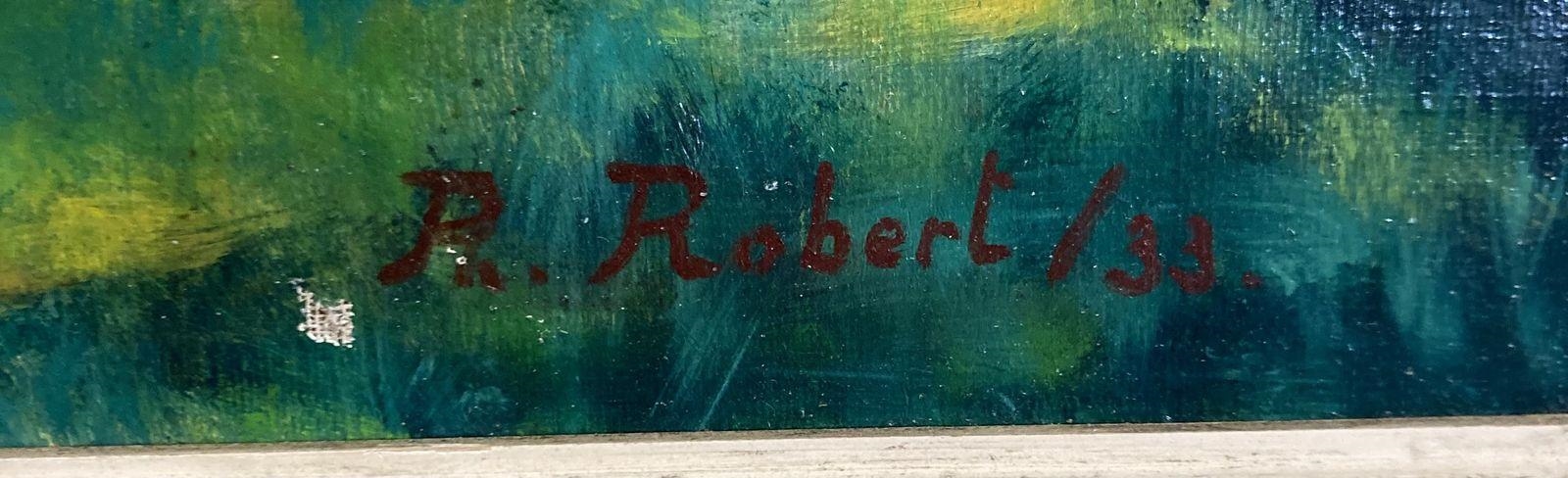 R. Robert | Paysage lacustre (1933) | MutualArt