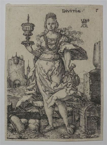 Heinrich Aldegrever | Divitiae (1549) | MutualArt