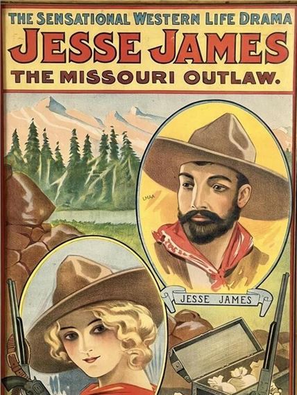 Jesse James | JESSE JAMES THE MISSOURI OUTLAW THE DONALDSON LITHO ...