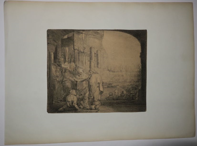 Rembrandt van Rijn | Peter and John at the gate of the temple (1659 ...