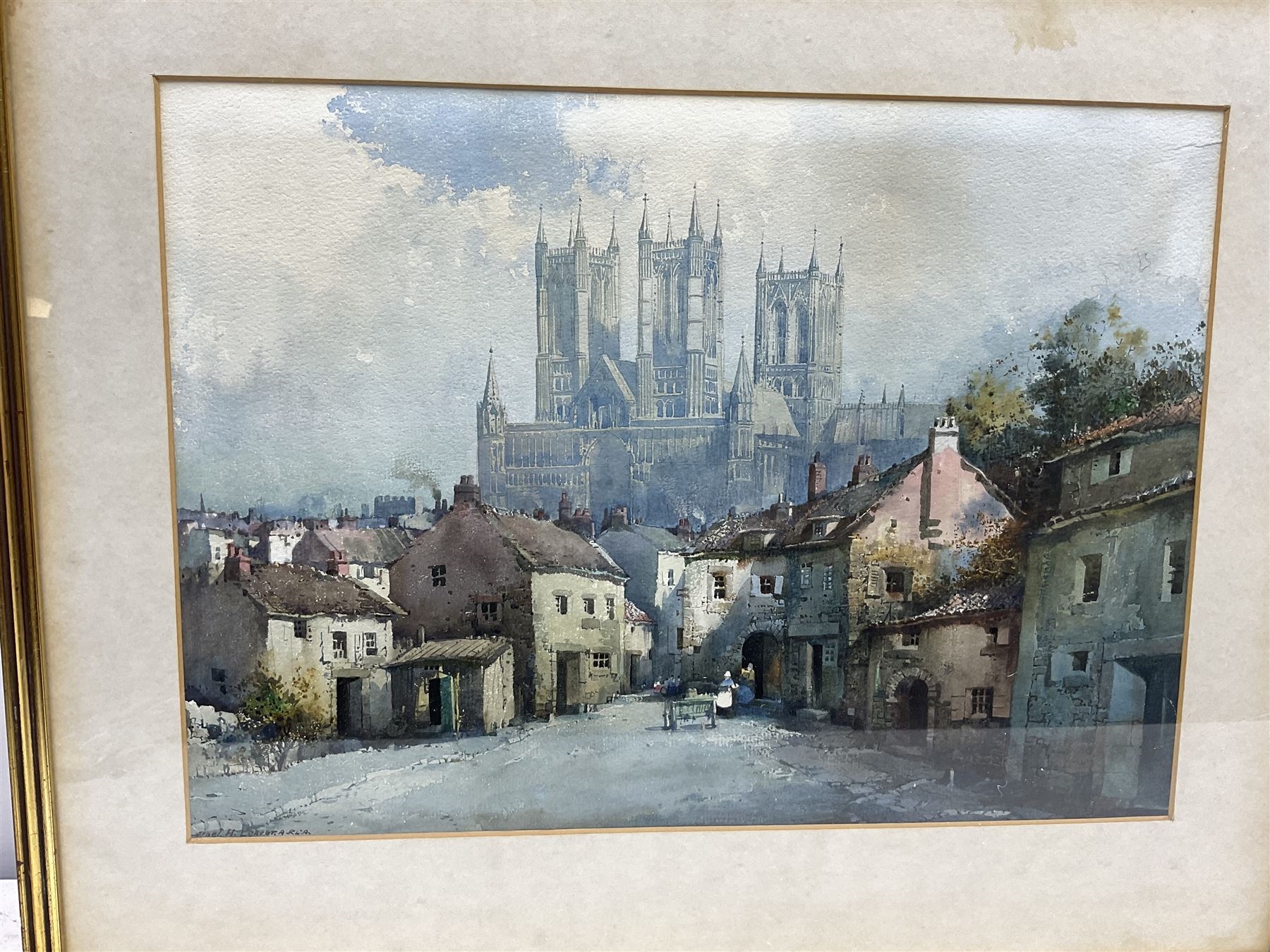 Noel Harry Leaver | York Minster from Bootham Bar and Lincoln Cathedral ...