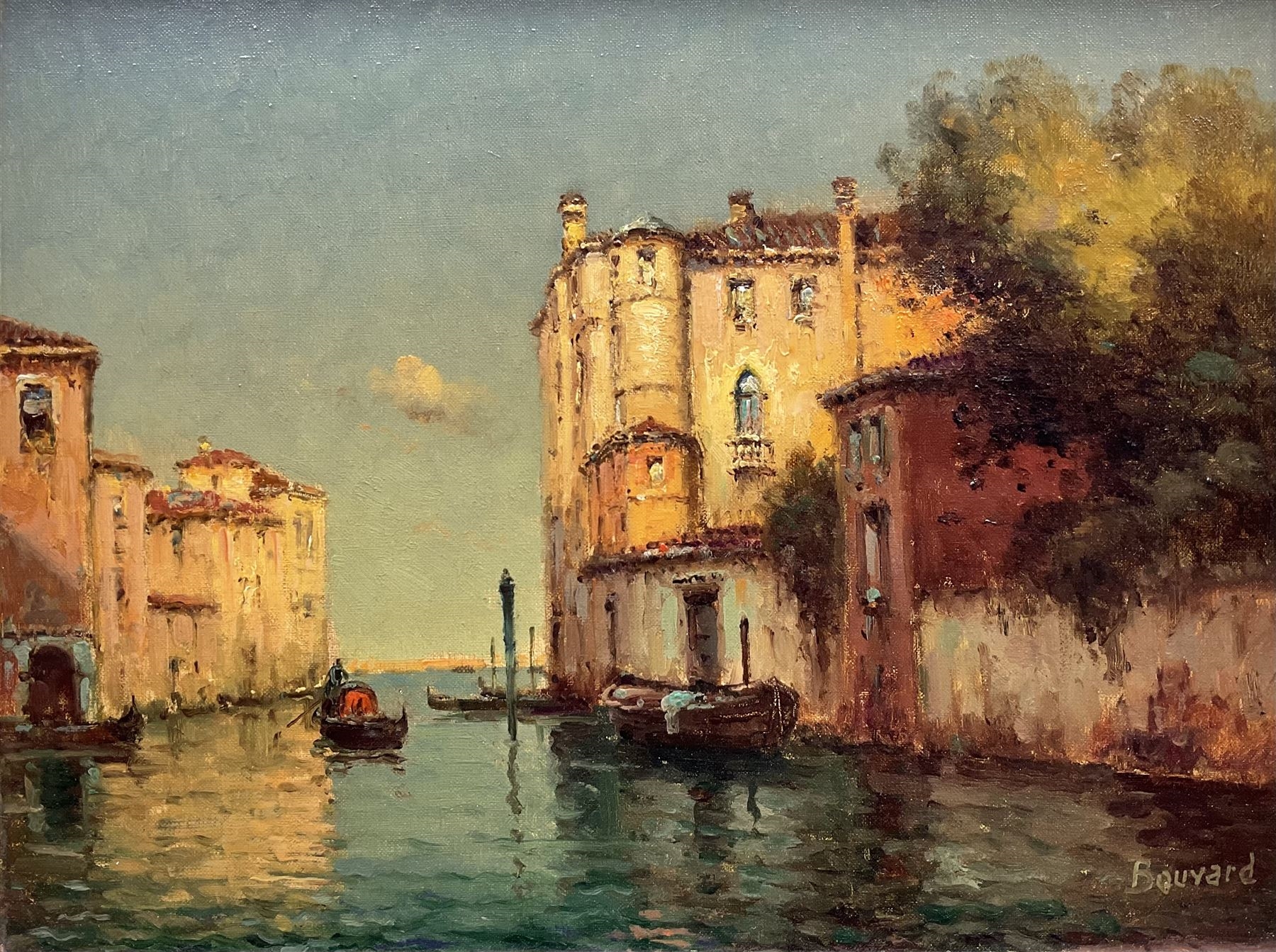 Antoine Bouvard | Gondoliers of Venice | MutualArt