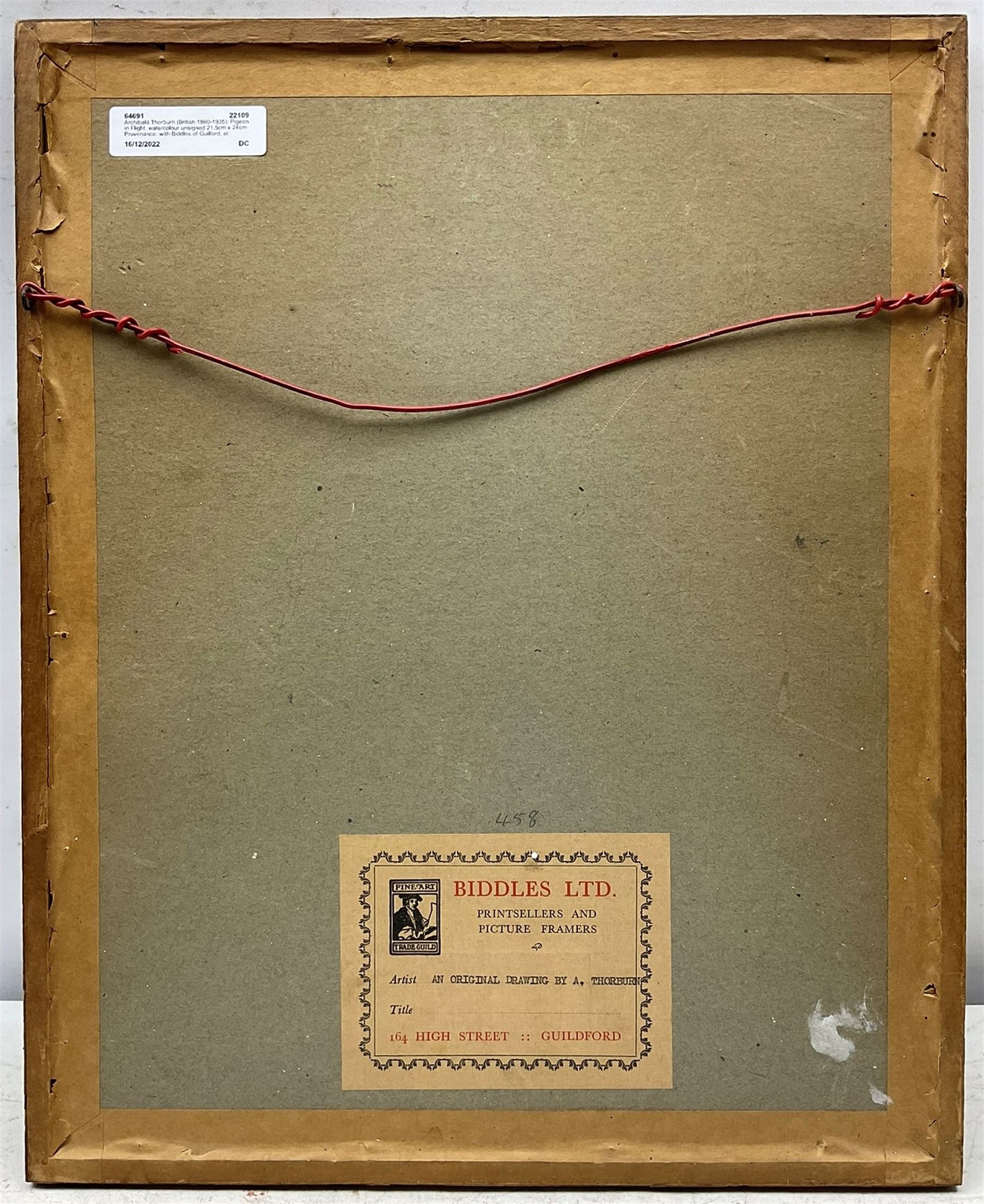 Archibald Thorburn | Pigeon in Flight | MutualArt