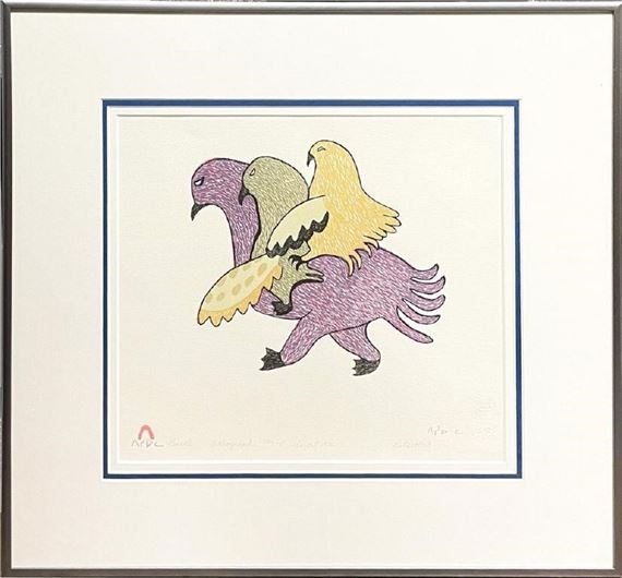 Pitseolak Ashoona | Birds 56/75 (1980) | MutualArt