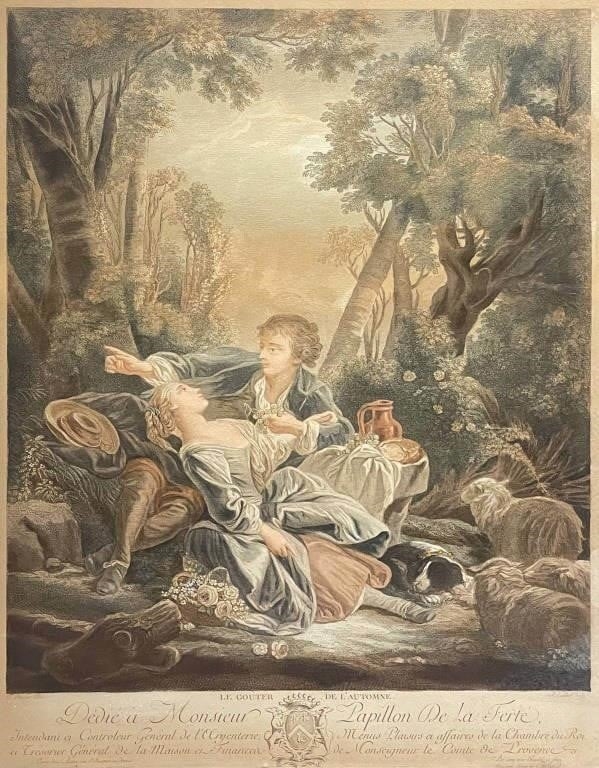 François Boucher | Dédié à Monsieur Papillon de la Ferté | MutualArt