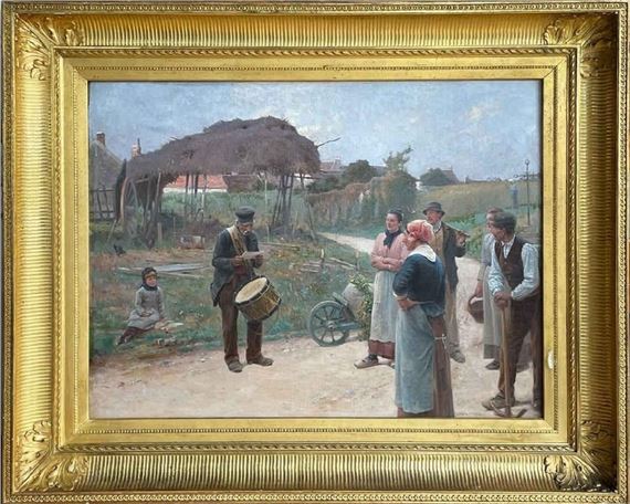 Adrien Moreau | Le Tambour de Village | MutualArt