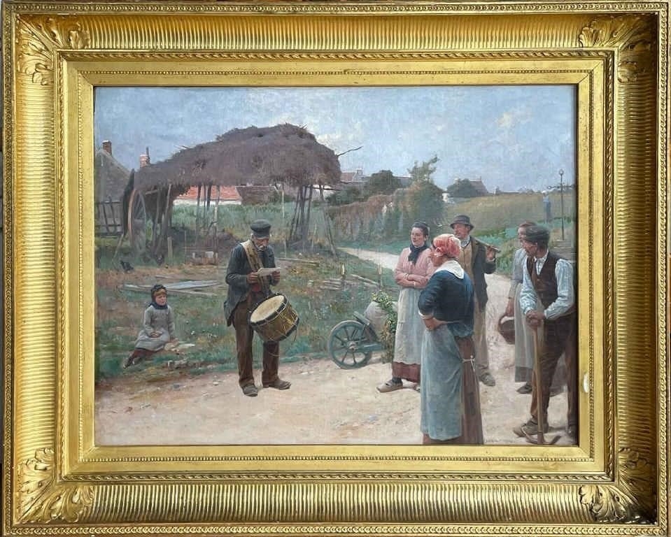 Adrien Moreau | Le Tambour de Village | MutualArt