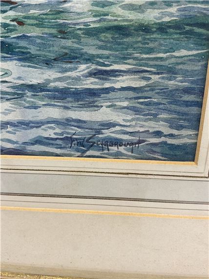 Frederick William Scarborough | Whitby and Kirkcaldy boats in Harbour ...