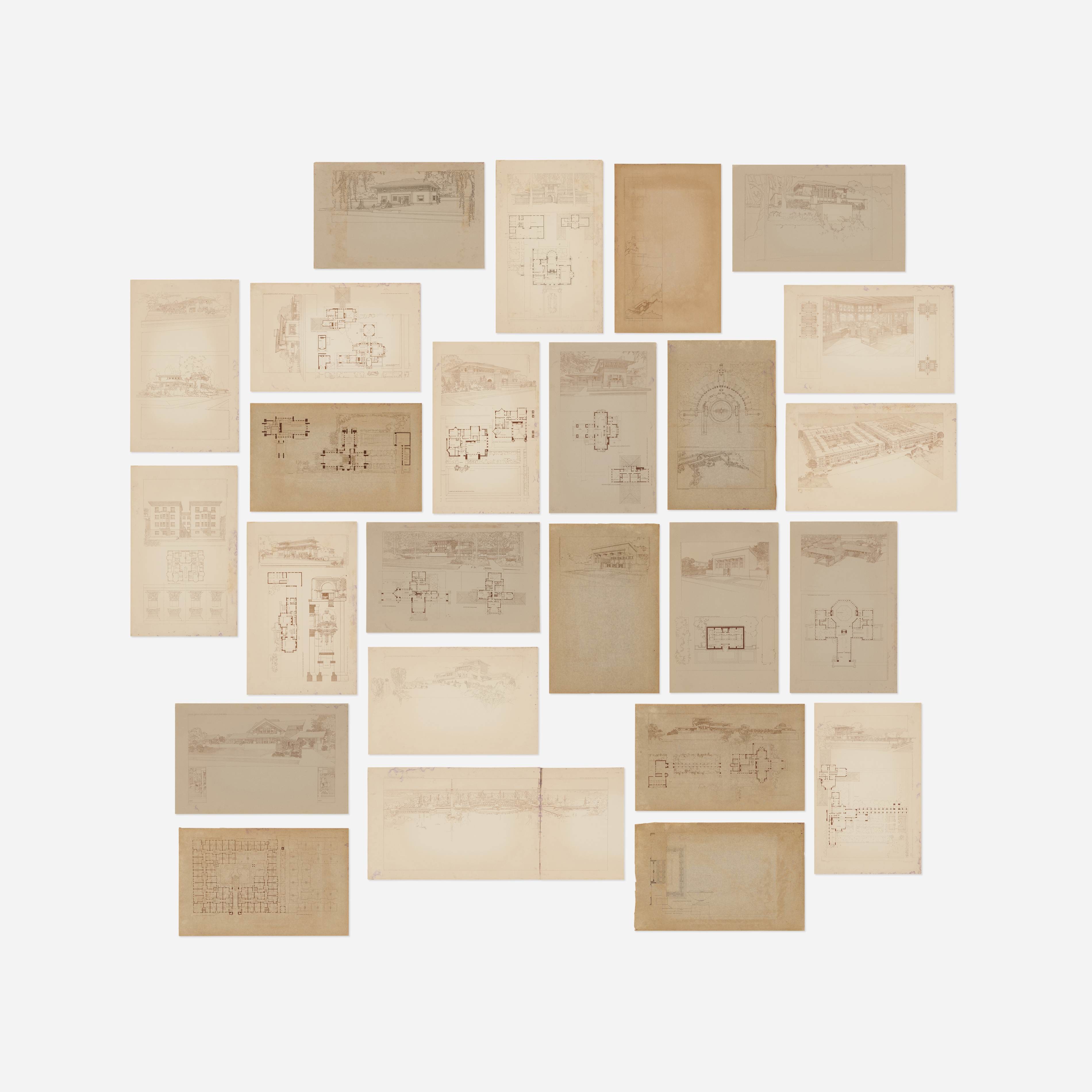 Frank Lloyd Wright | Plates from the Wasmuth Portfolio (1911) | MutualArt