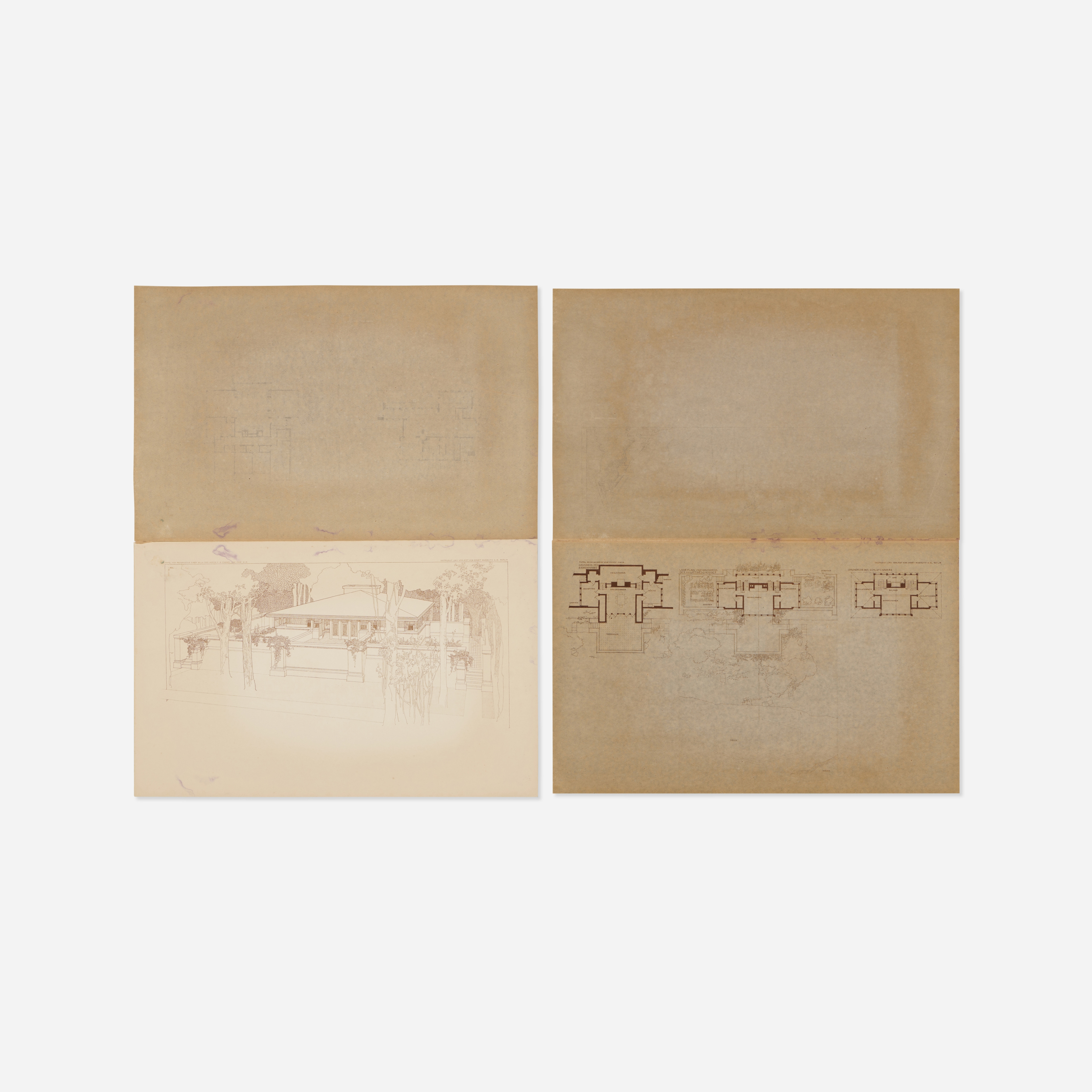 Frank Lloyd Wright | Plates from the Wasmuth Portfolio (1911) | MutualArt