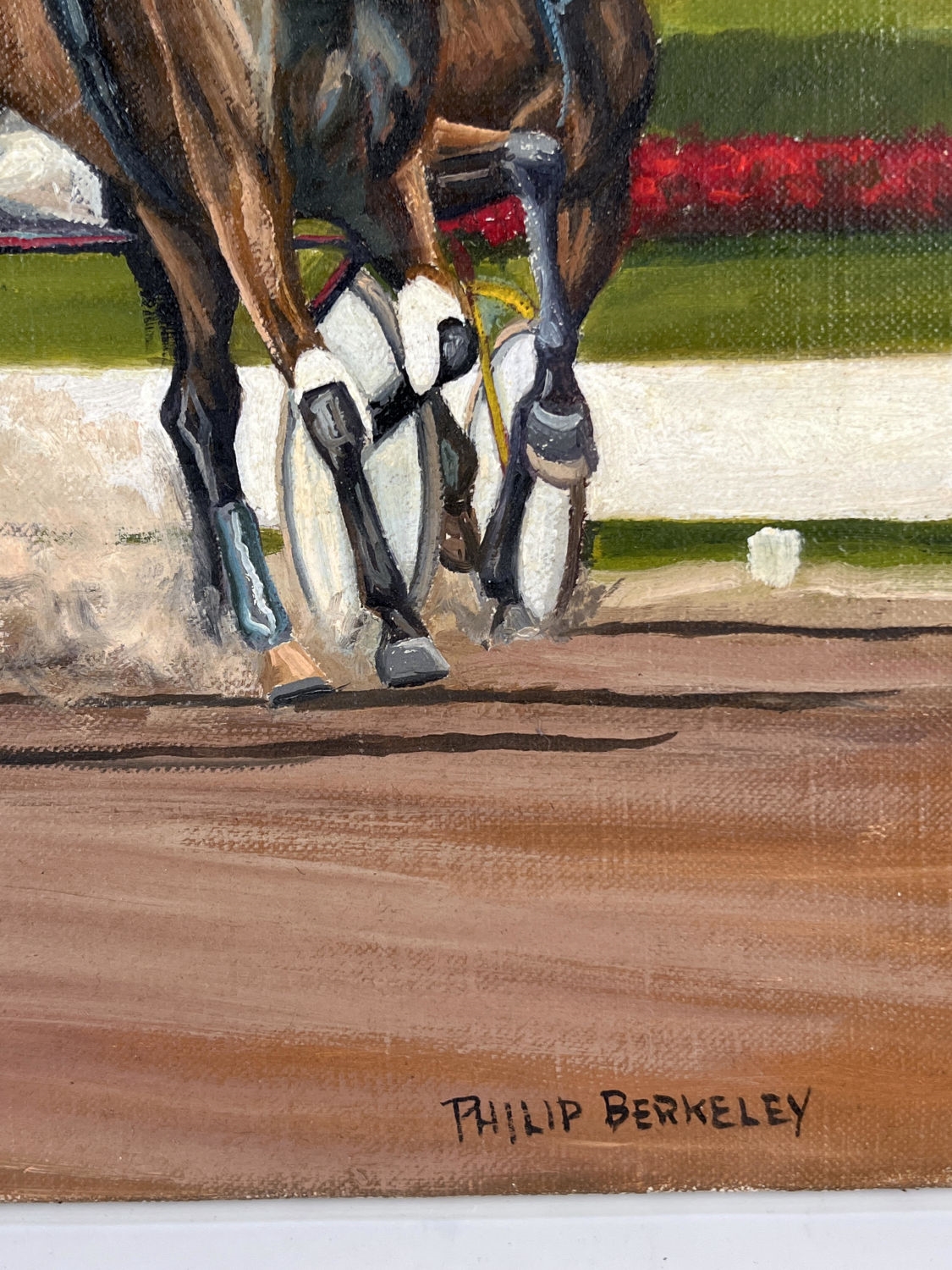W. Phillip Berkeley | HARNESS RACING PAINTING BY PHILIP BERKELEY SIGNED ...