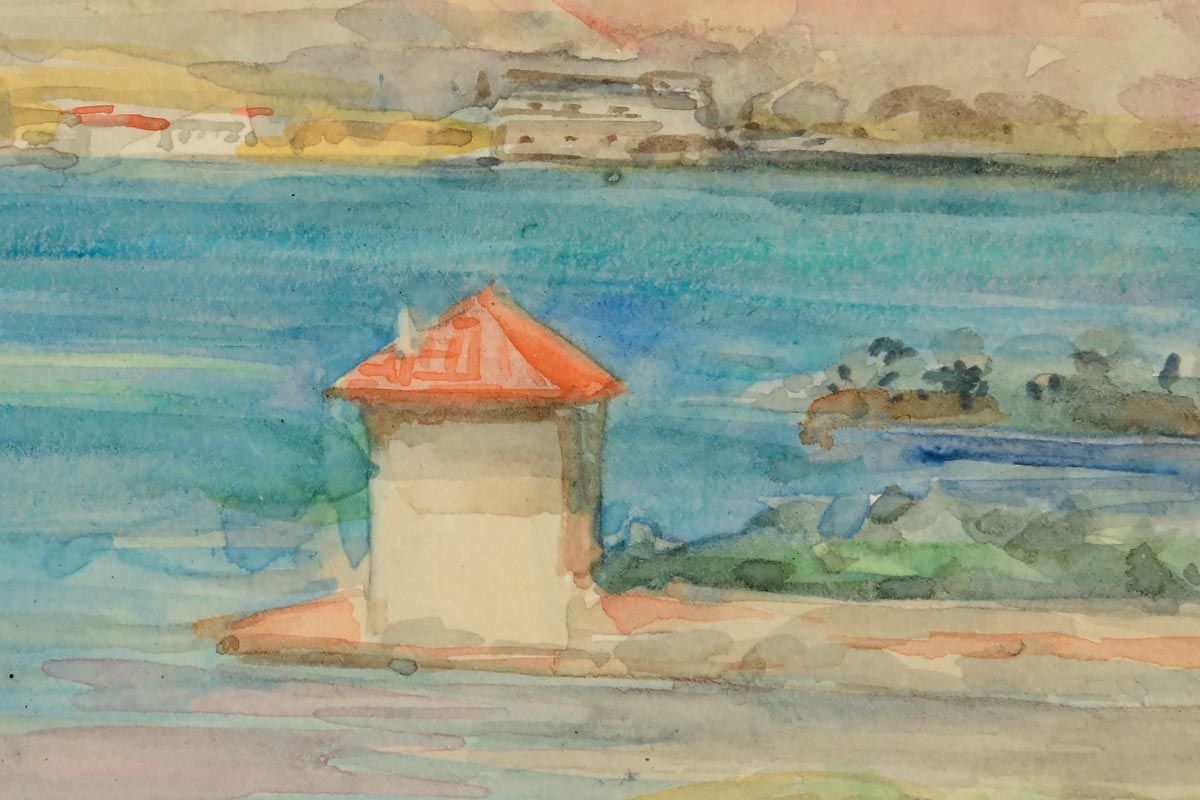 Elizabeth Corbet Yeats | Lake Garda (1928) (1928) | MutualArt