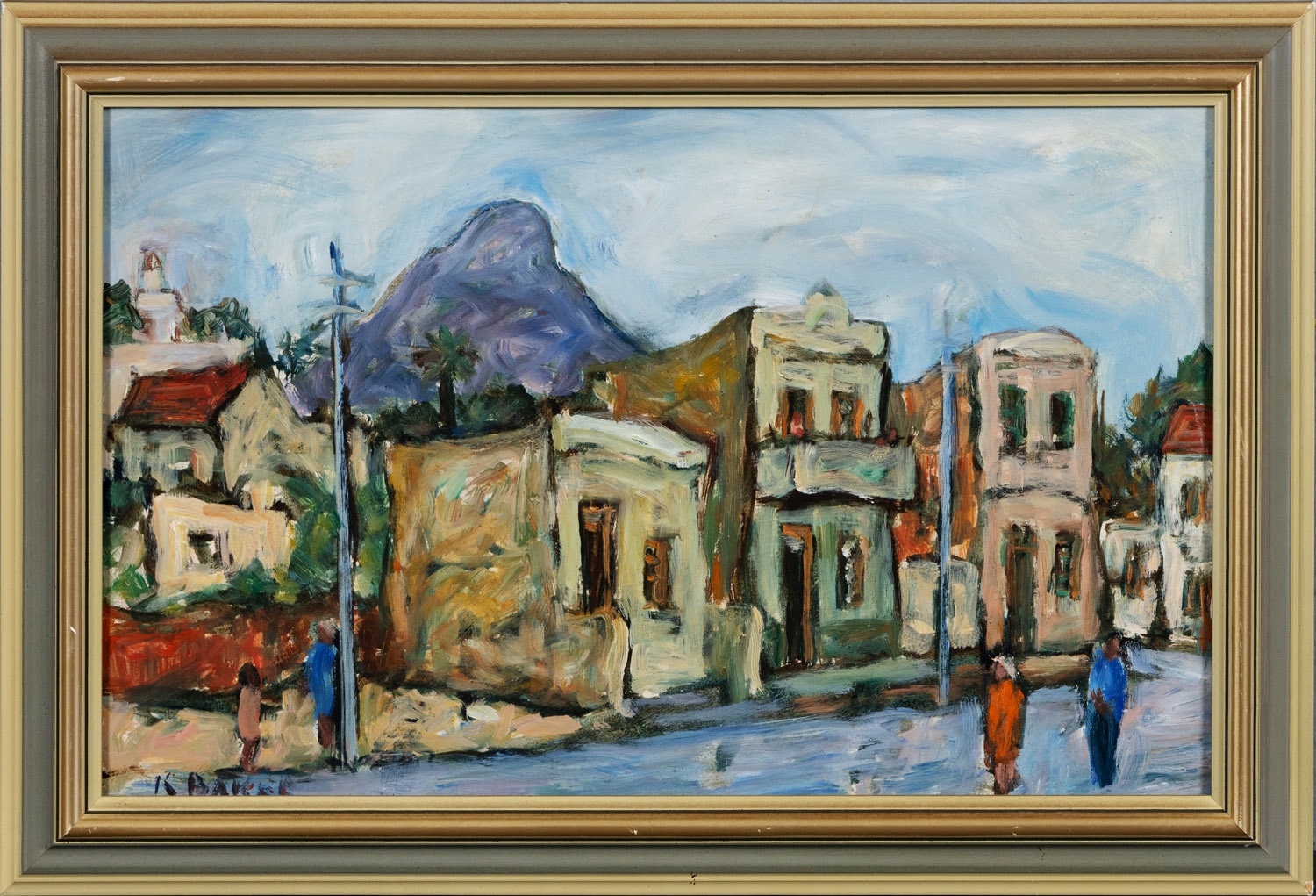 Kenneth Baker | Bo-Kaap street scene | MutualArt