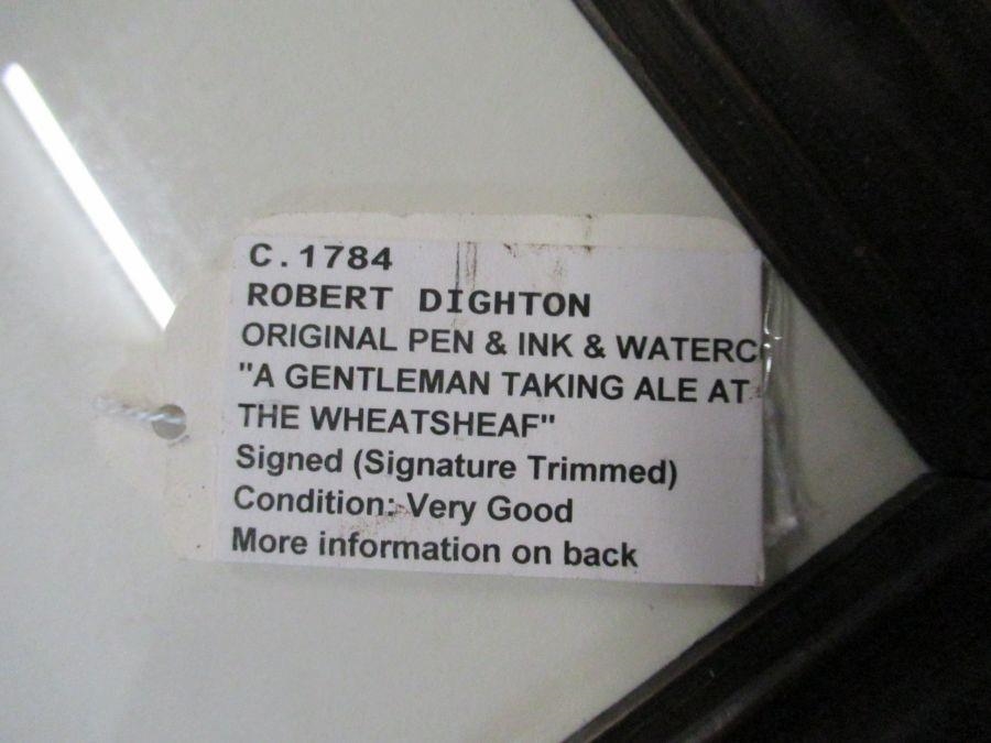 Robert Dighton | A gentleman taking ale at the Wheatsheaf | MutualArt