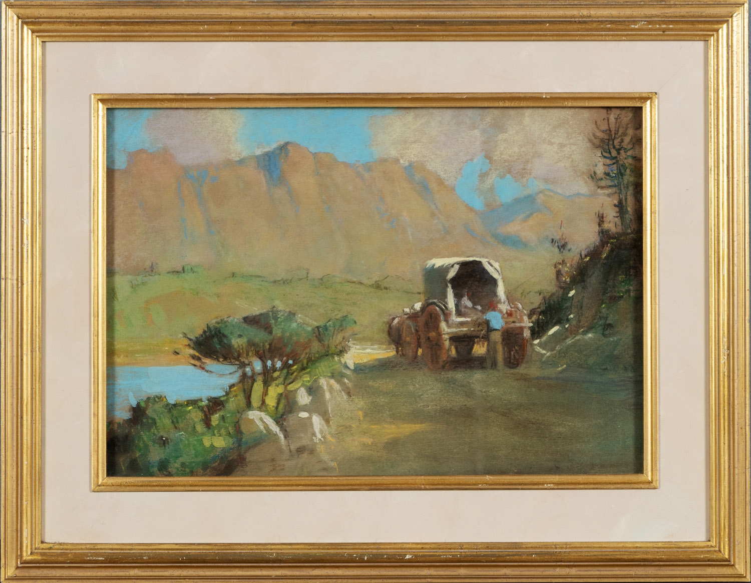 Walter Gilbert Wiles | ossewa in landscape | MutualArt