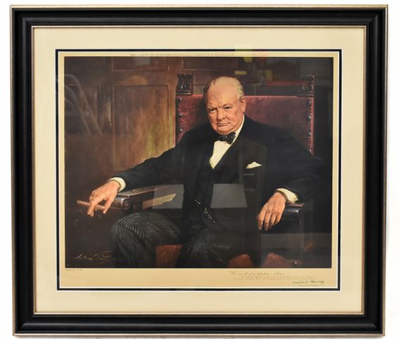 Sir Winston Churchill | AFTER ARTHUR PAIN; prints of Sir Winston ...