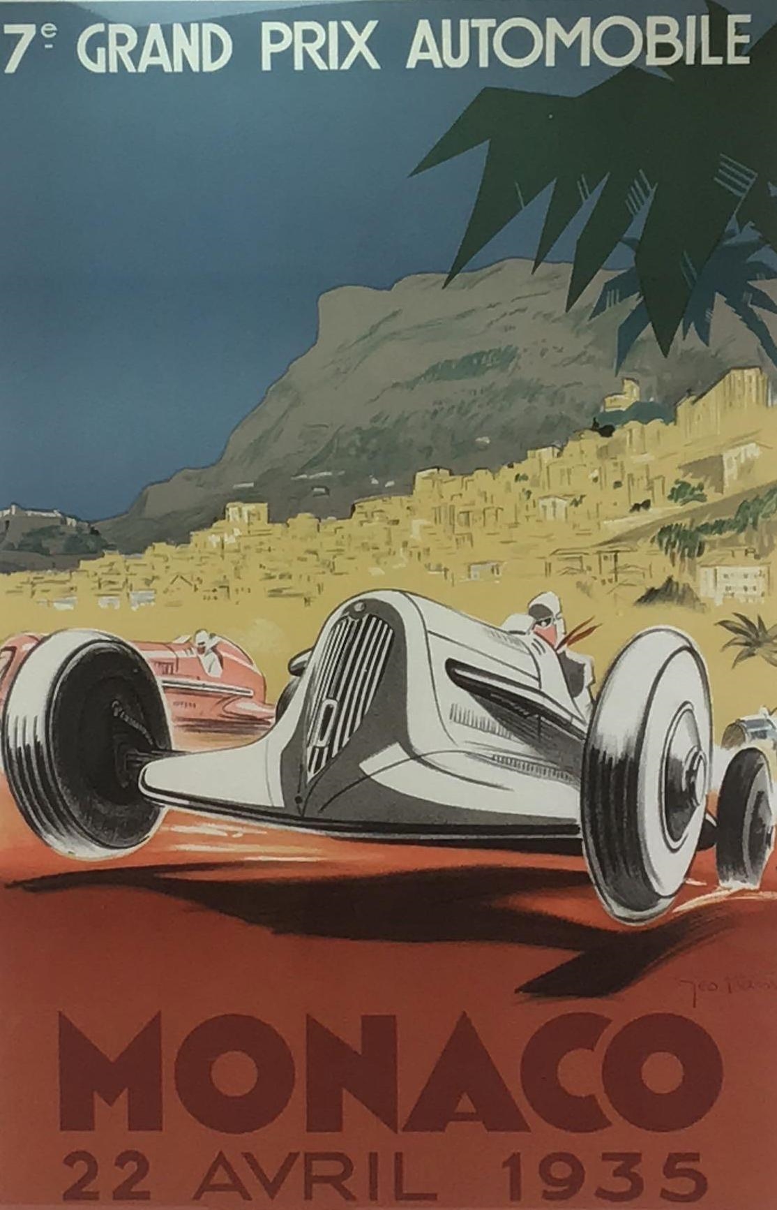 Géo‏ Ham | 7 Grand Prix Automobile: Monaco 22 Avril 1935 | MutualArt