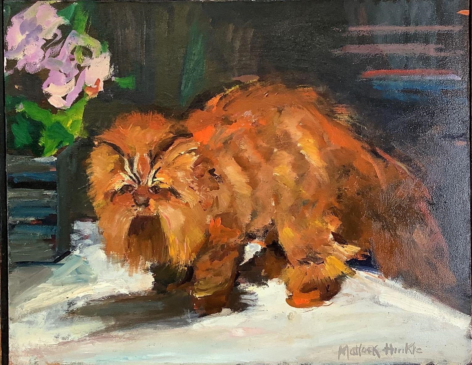 Maryann Matlock-hinkle | A woman and her cats | MutualArt