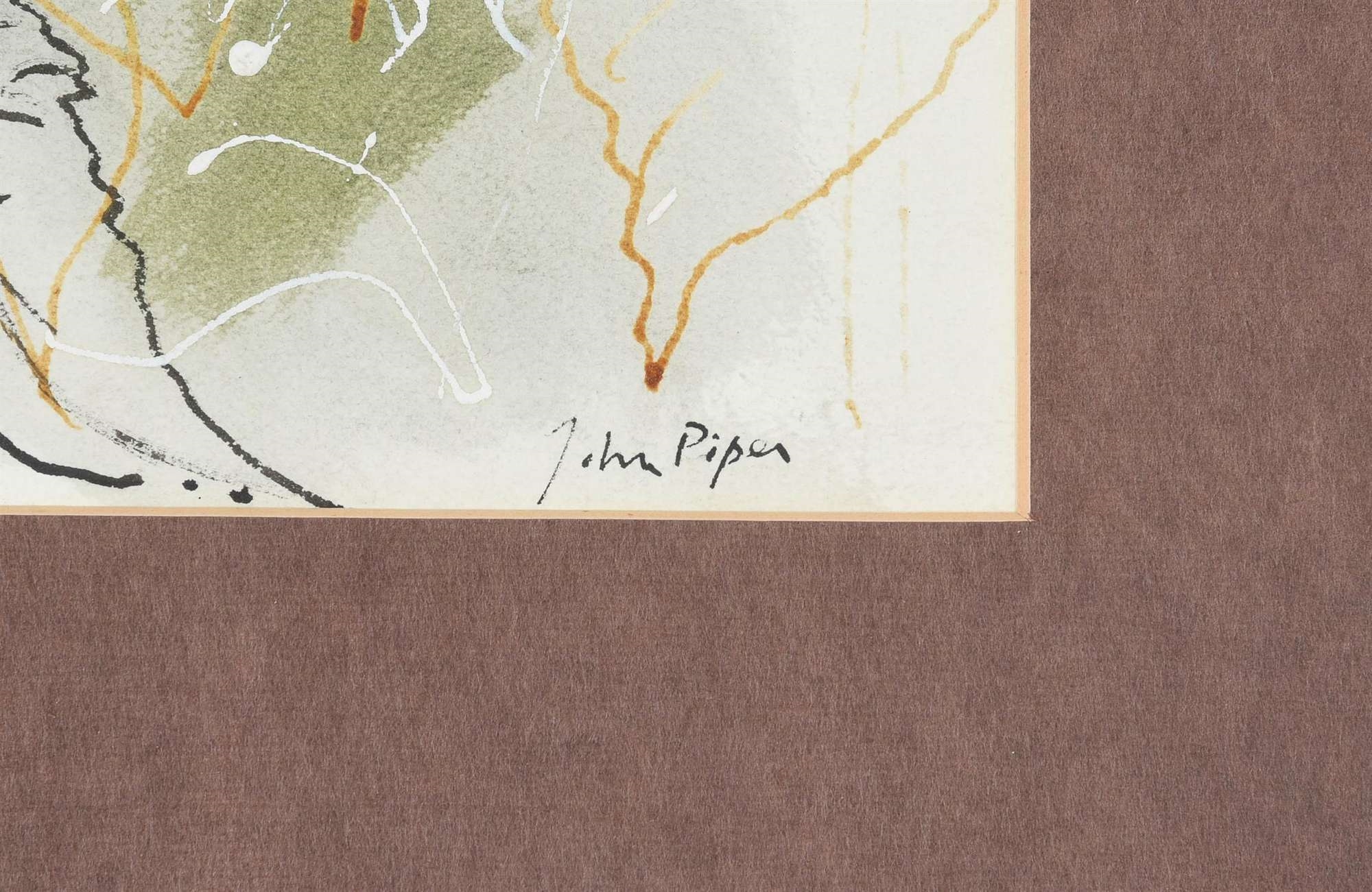 John Piper | SUNFLOWERS (1955) | MutualArt