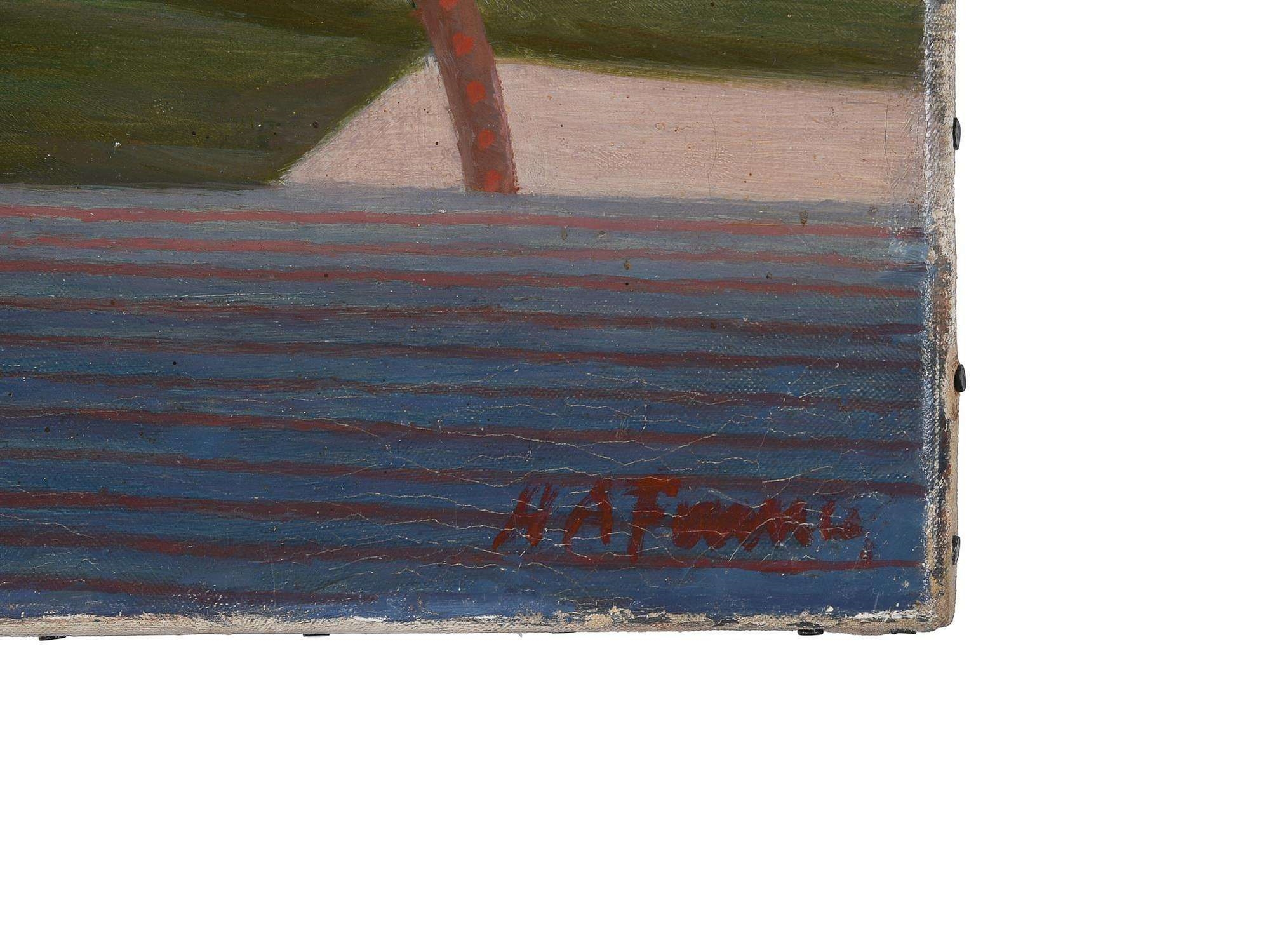 Hubert Arthur Finney | AMY IRONING (Circa 1953) | MutualArt