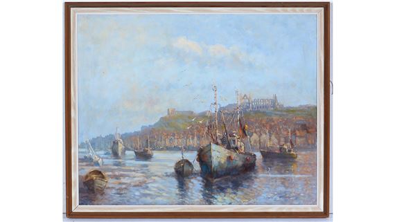 Donald Midgley | Whitby Harbour | MutualArt
