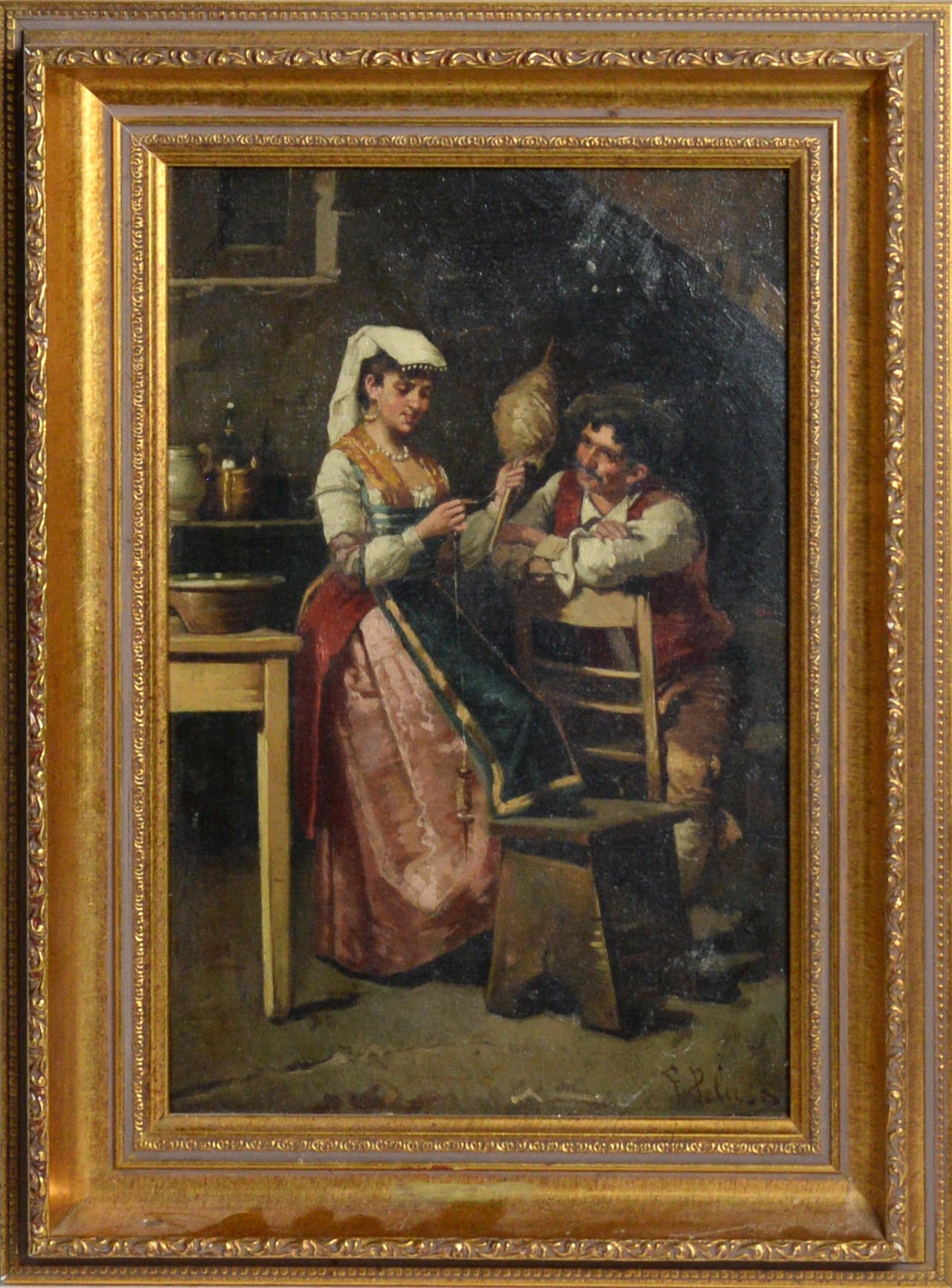 Francesco Peluso | The Spinner and Her Beau | MutualArt
