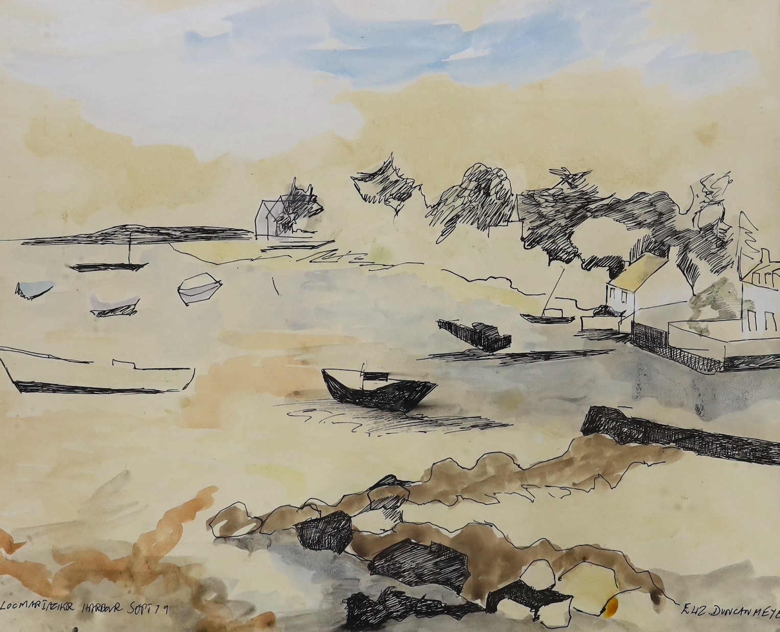 Elizabeth Meyer | Harbour scene | MutualArt