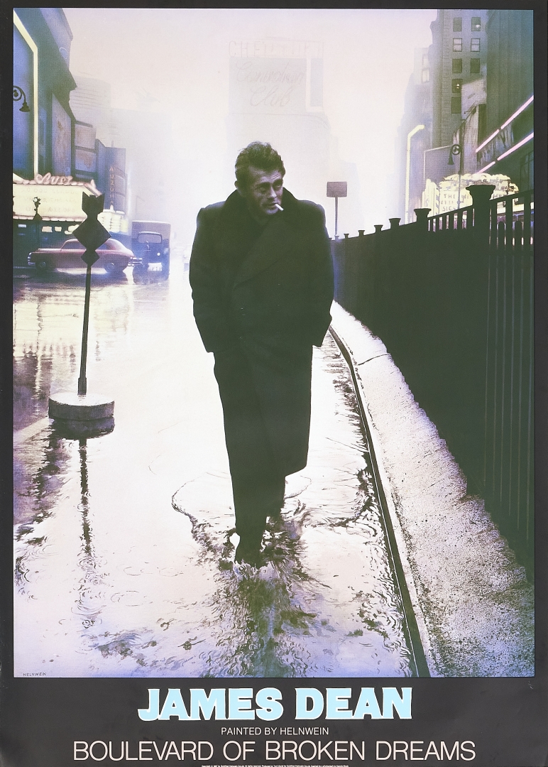 Gottfried Helnwein | James Dean / Boulevard of broken dreams (1948 ...