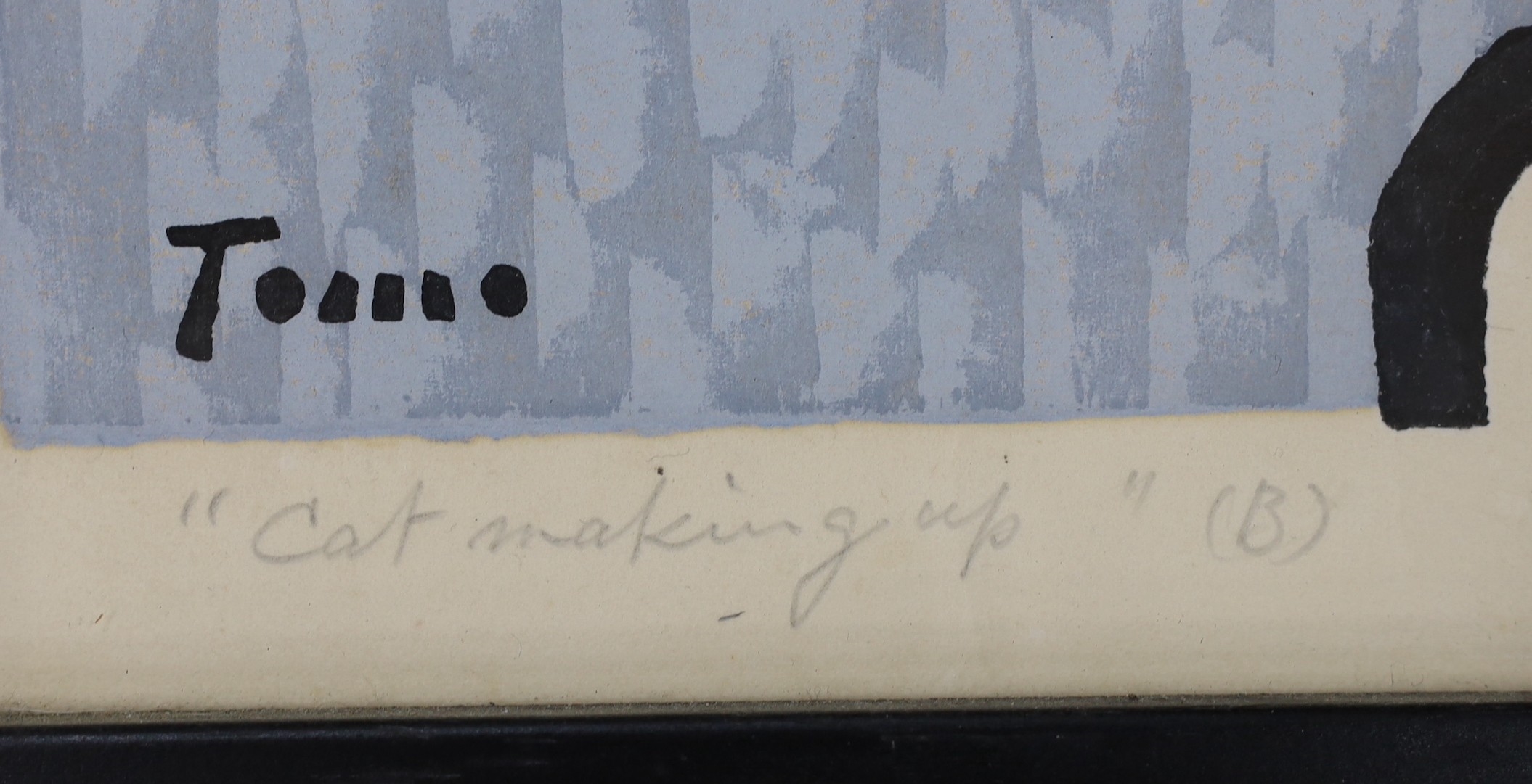 Tomoo Inagaki | ‘Cat Making Up’ | MutualArt