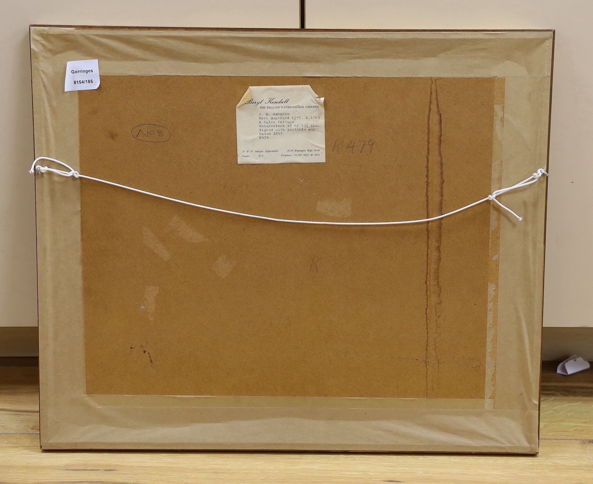 James Duffield Harding | Study of a Swiss cottage (1845) | MutualArt